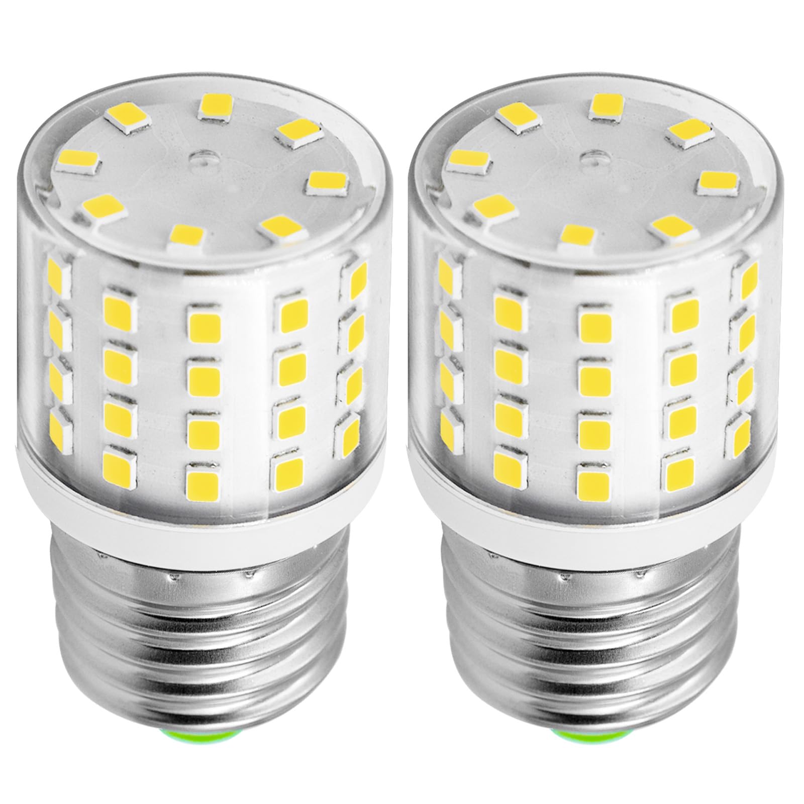 Megereet KEI D34L Refrigerator Bulbs AC 100-265V 3.5W Refrigerator Refrigerator Bulb Replacement 40W Halogen Equivalent Freezer 5304511738 Light Bulb Appliance Daylight White 5000K Pack of 2