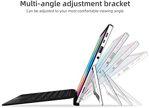 Jumper Windows 10 Tablet, 8.9" 2K IPS Touchscreen Laptop with Keyboard, 2 in 1 Laptops PC, Intel N3350 CPU, 4GB RAM 64GB ROM, Type-C, Support Micro HDMI, Convertible Laptop,Lightweight & Portable