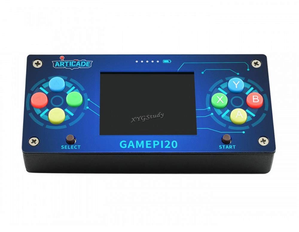 GamePi20 Accessories Add-ons Handheld Game Console Kit Raspberry Pi Classic Portable Retro Video Gaming Console 2.0 inch 320x240 IPS Screen Display Monitor for Pi Zero / Zero W / Zero WH @XYGStudy