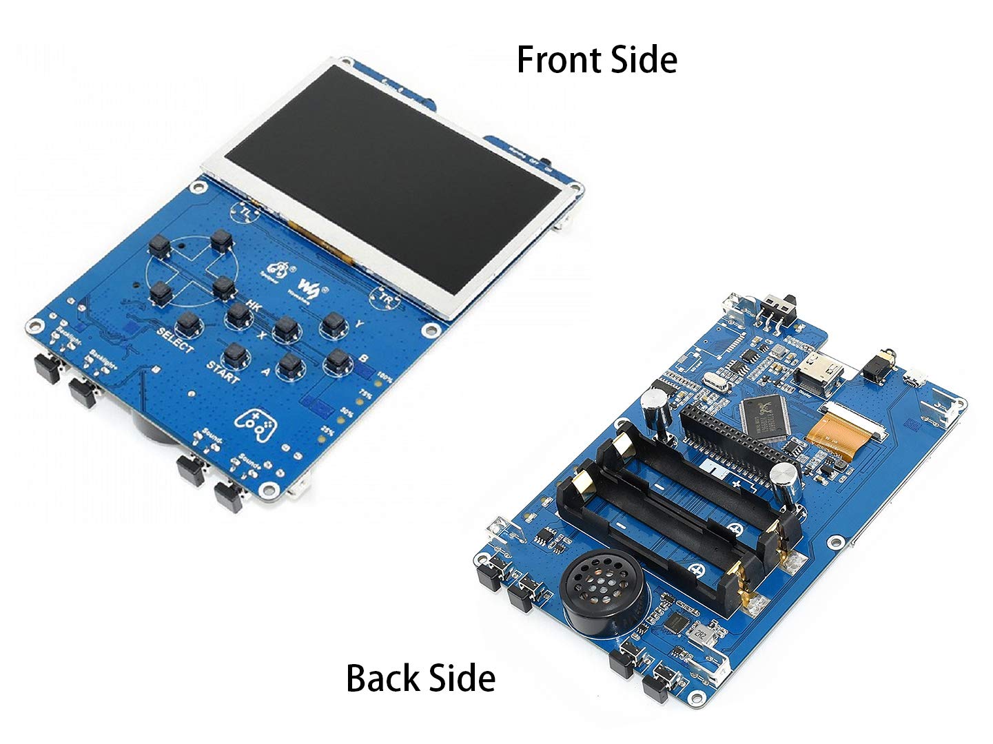 GamePi43 Accessories Kit for Raspberry Pi 4B/3B+/3B/2B/B+ Portable Retro Video Handheld Game Console with 4.3inch IPS Display 800x480 Pixel 60 fps Smooth Gaming Experience Speaker Earphone Jack