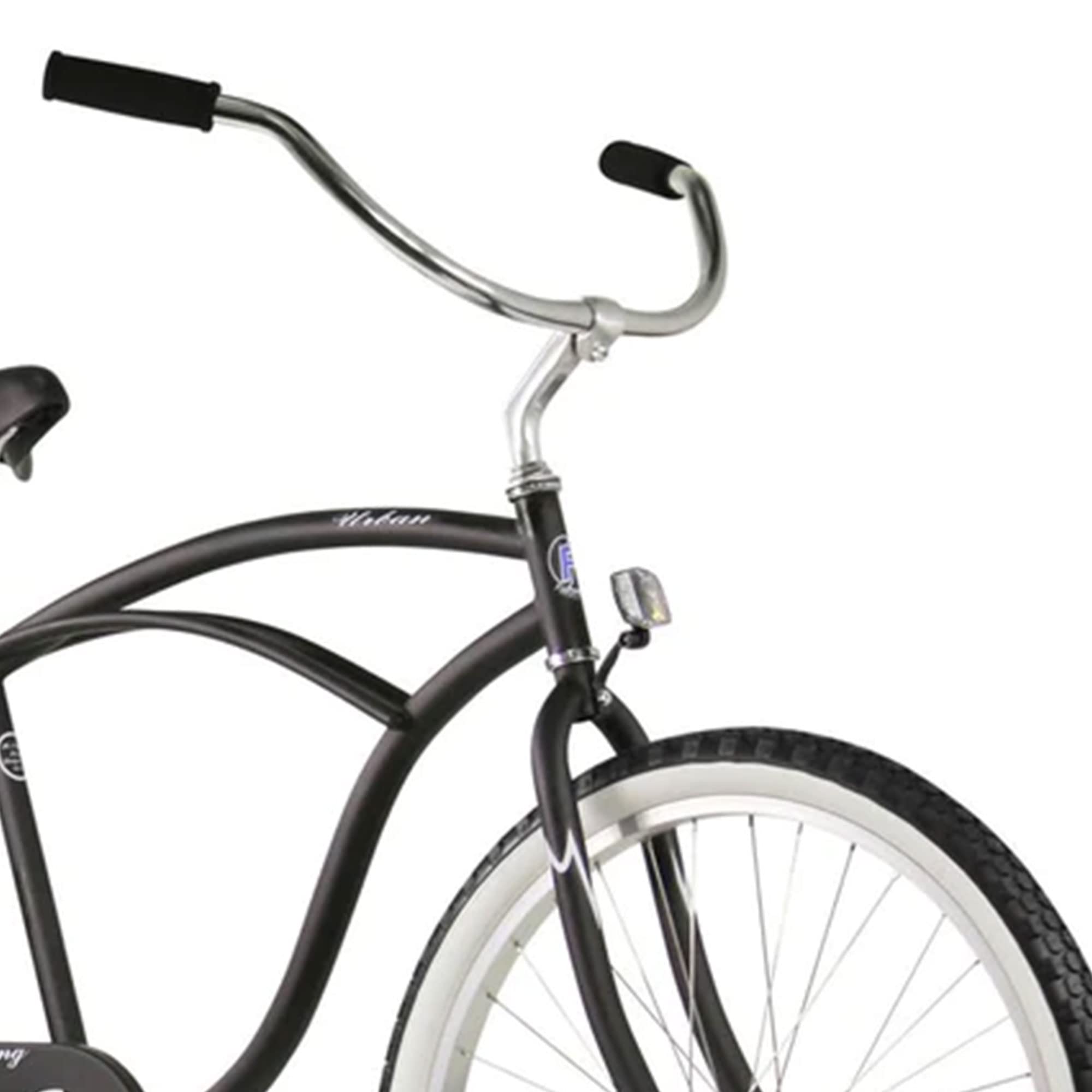 Firmstrong Urban Men's Beach Cruiser Bike, Single Speed Bicycle, 26 Inch Wheels, Matte Black