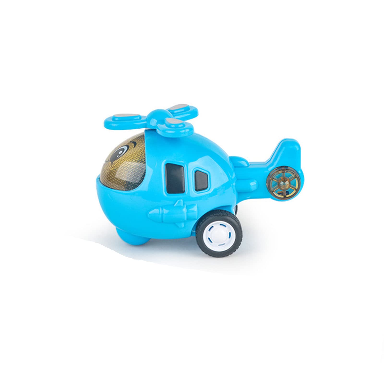 EWTY Household Children's Cartoon Inertial Helicopter Boy Toy Model Bathroom Bath Helicopter Toy (Pink)