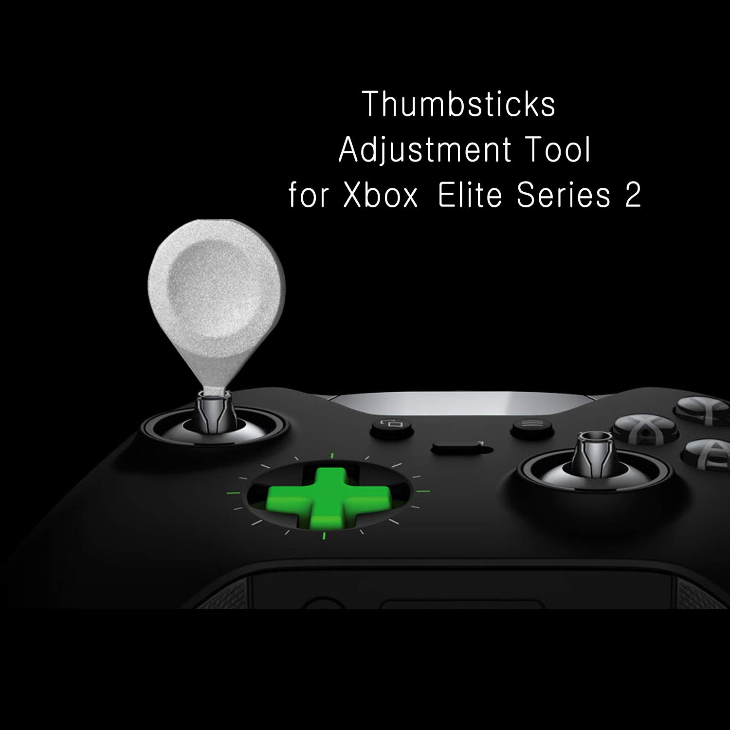 Elite Series 2 Replacement Parts, 3 in 1 Metal Modded 2 D-Pads and 1 Adjustment Tool for Elite Series 2 and Xbox one Elite Controllers(Gold)