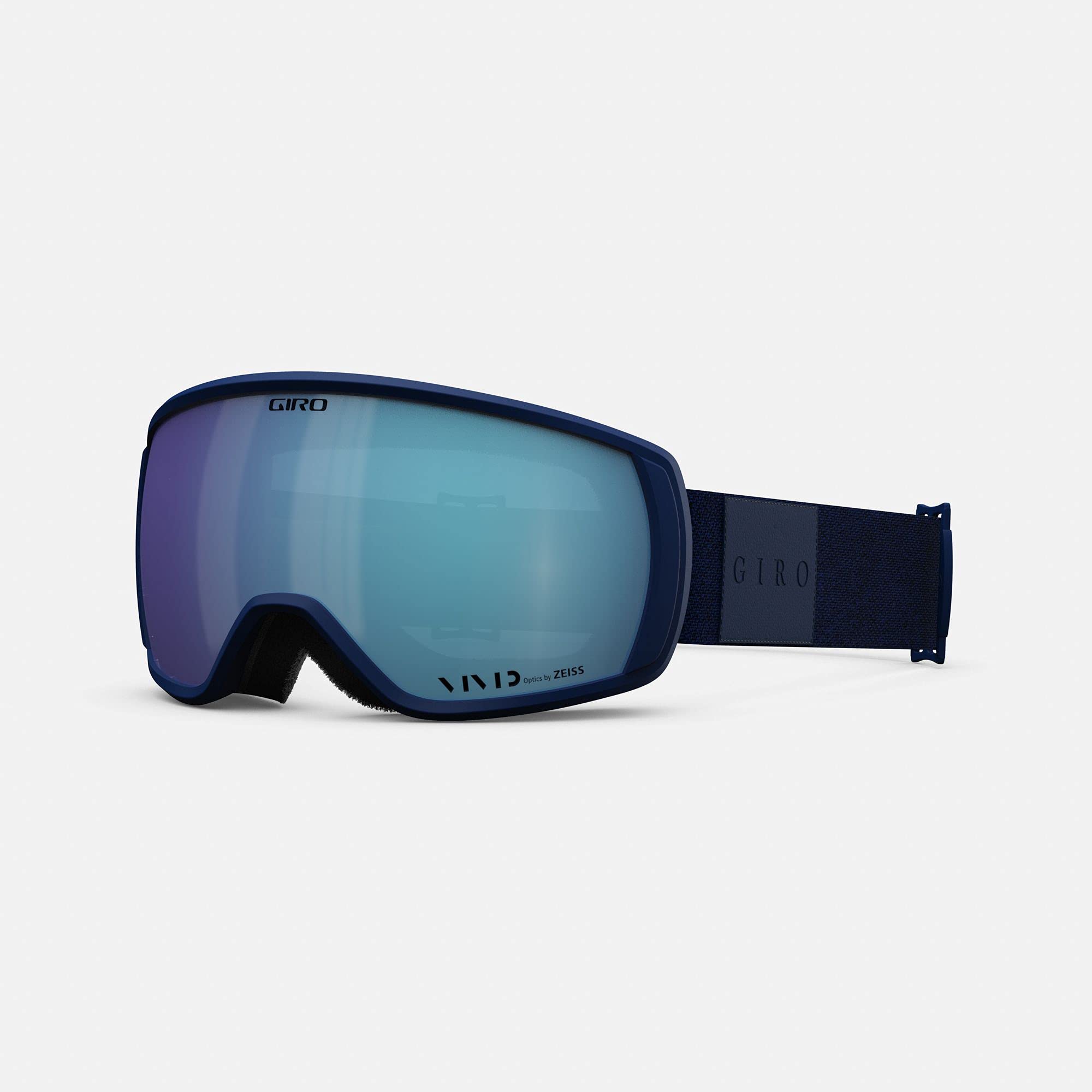 Giro Balance Ski Goggles - Snowboard Goggles for Men & Youth - Midnight Mono Strap with Vivid Royal Lens