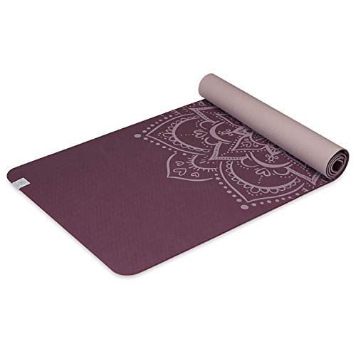 Gaiam Yoga Mat, Performance TPE, Printed, Blush