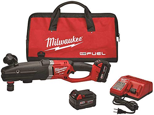 Milwaukee 2711-22 M18 Fuel Super Hawg Right Angle Drill Kit with Quik-Lok