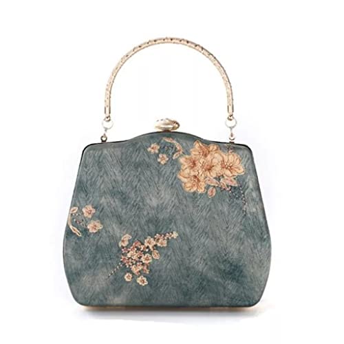 GPPZM Women's vintage handbag Chinese handmade handbag dinner bag