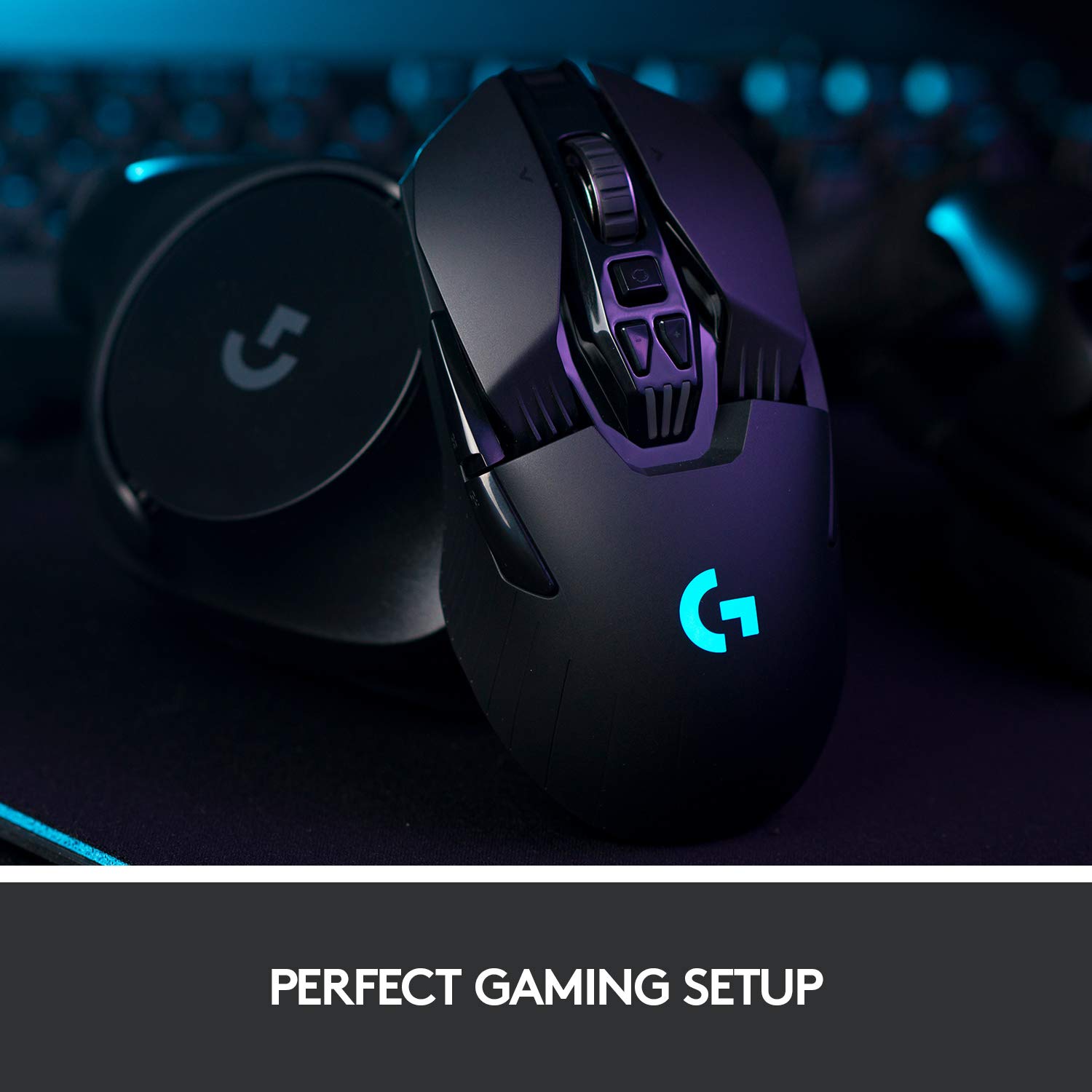 Logitech G915 Lightspeed RGB Mechanical Gaming Keyboard and Logitech G903 Lightspeed Wireless Gaming Mouse Bundle