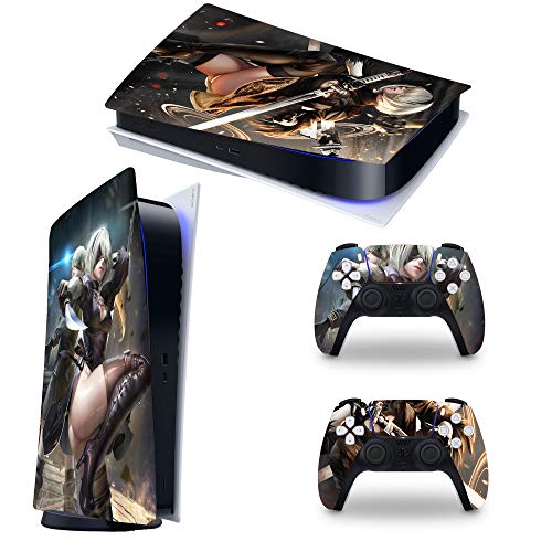 Game 16+ Girl - PS5 Digital Edition Skin Console - PS5 Digital Edition Controller Skin Cover Vinyl Decal Protective