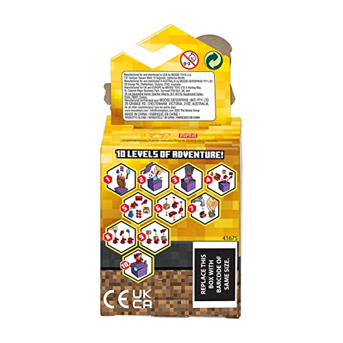 Treasure X Minecraft Caves & Cliffs - Overworld Characters. Mine, Discover & Craft with 10 Levels of Adventure & 12 Mine & Craft Characters to Collect