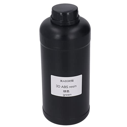 Kadimendium Print Resin, High Toughness Quick Curing 3D Printer Resin 365-405nm Better Effects Good Strength for DIY(Green)