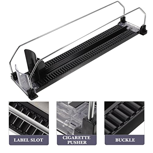 HEMOTON Propeller Canned Food Organizer for Pantry Drink Pusher Glide for Fridge Soda Can Organizer for Refrigerator Soda Dispenser Drink Holder To Rotate Manager Plastic Storage Box
