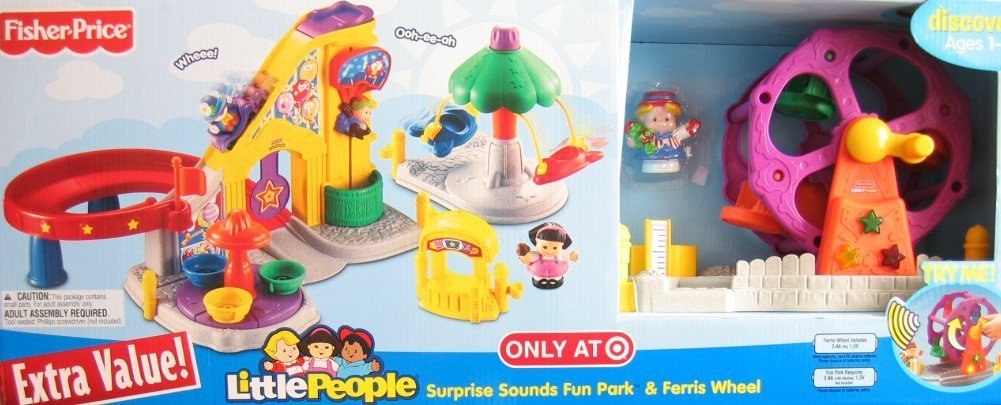 Fisher Price Little People About Discovery - Surprise Sounds Fun Park Ferris Wheel Combo Gift Pack