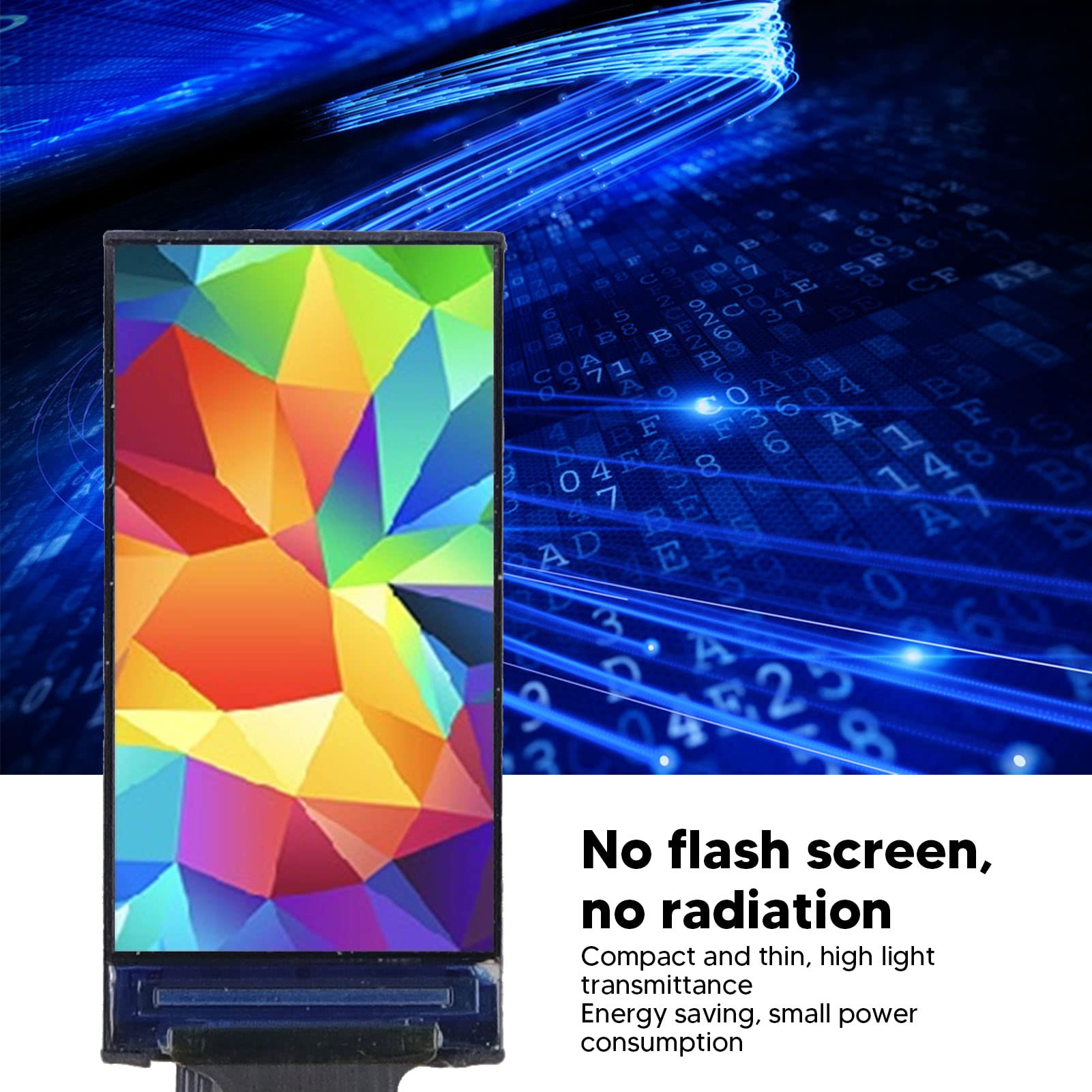 IPS Display Module, Non Flash 4Pcs 0.96in IPS Display Module Energy Saving for Controller Board
