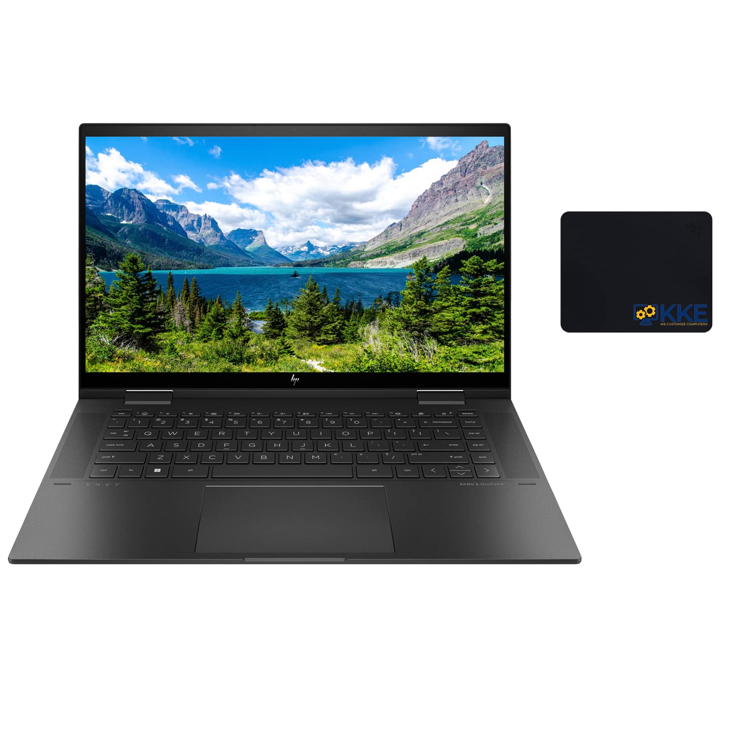 HP Envy x360 2-in-1 Laptop, 15.6" FHD Touchscreen, AMD Ryzen 5 5625U Processor, 16GB RAM, 1TB SSD, Webcam, Backlit Keyboard, HDMI, Wi-Fi 6, Windows 11 Home, Stylus Pen Included