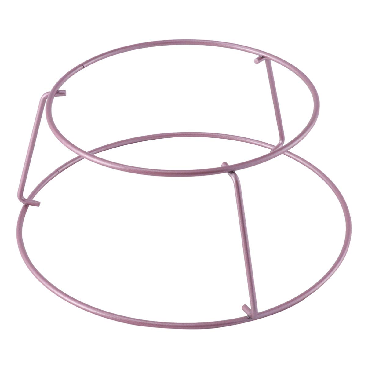 Hemoton Bread Cooling Rack Cooling Rack Round Mega Cooling Rack Roasting Rack Baking Cooling Rack Cake Mold Rack Pastry Rack Rose Gold Cake Stand Cake Holder Large Stainless Steel Chiffon