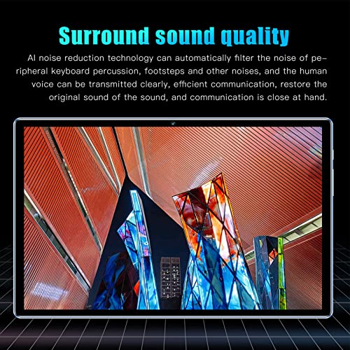 lonuo HD Tablet 1920x1200 10.1 Inch Tablet 8GB RAM 256GB ROM 100-240V Blue 5MP 13MP for Online Video (US Plug)