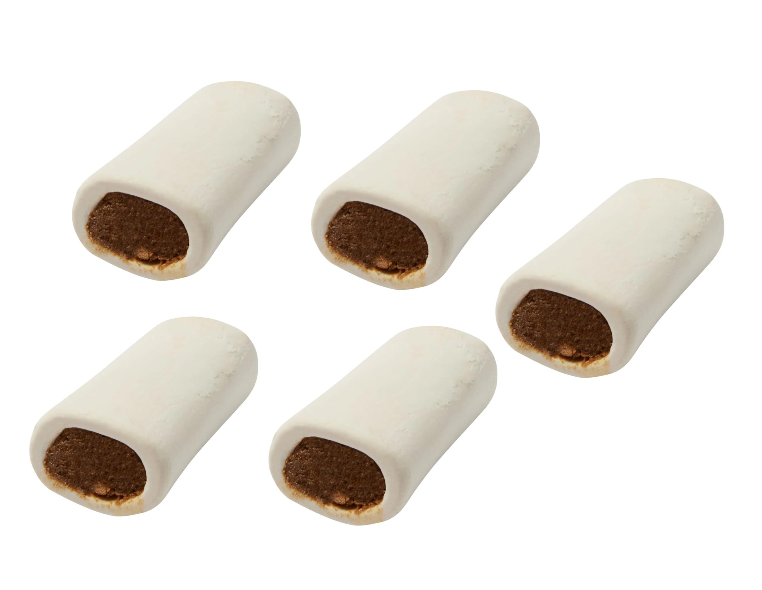 MPP Stuffed Peanut Butter Nutritious Refillable Shin Bones 4" Hard Dog Dental Chews (2 Bones)
