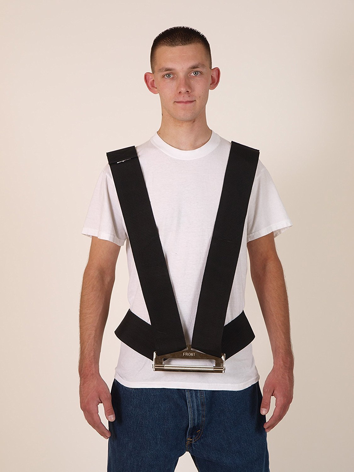 Shoulder Dolly 2-Person Lifting and Moving System - Easily Move, Lift, Carry, And Secure Furniture, Appliances, Heavy Objects Without Back Pain! Straps and Harnesses for 2 Movers (Pack of 2)
