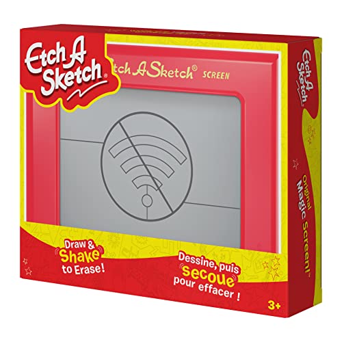 Etch A Sketch Classic, Drawing Toy with Magic Screen, for Ages 3 and up (Style May Vary)