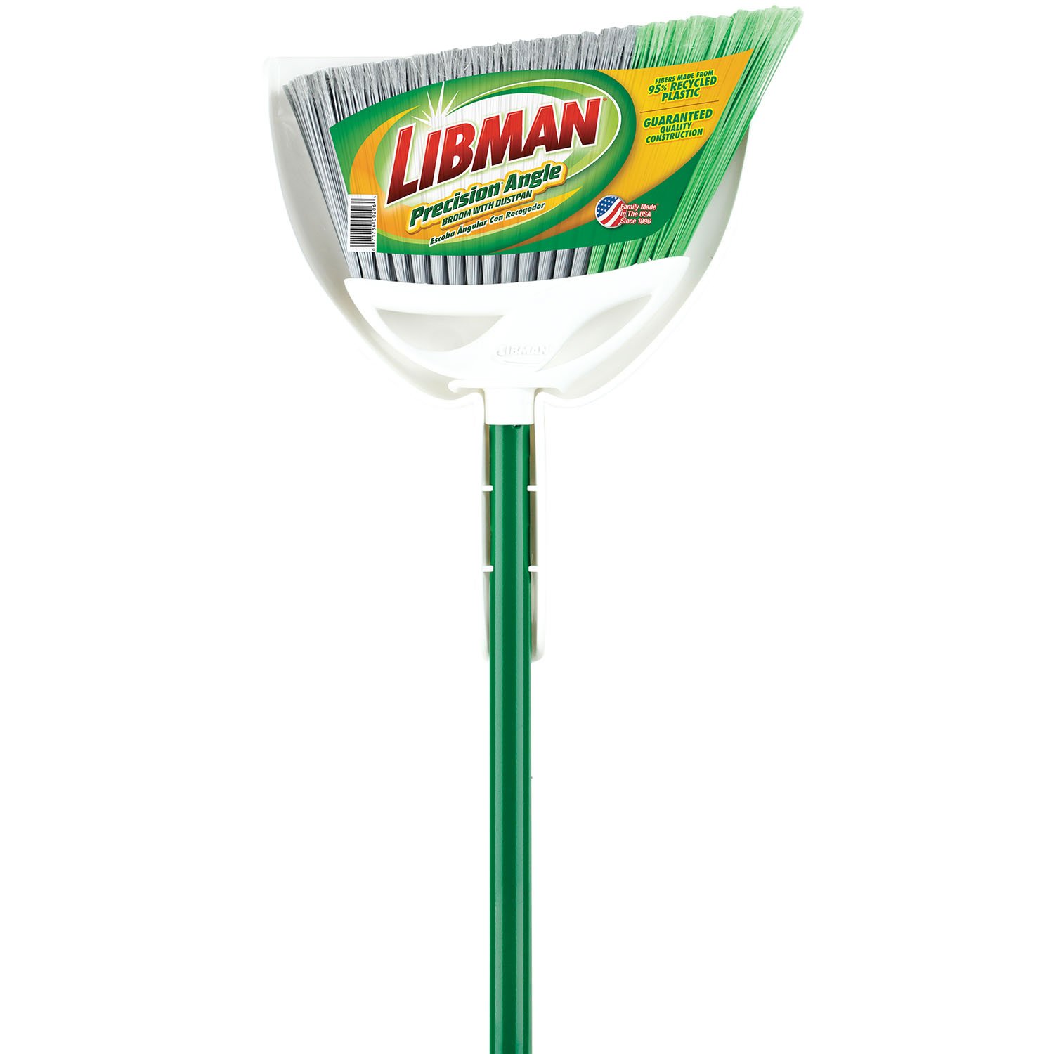 Libman 206 Precision Angle Broom with Dustpan
