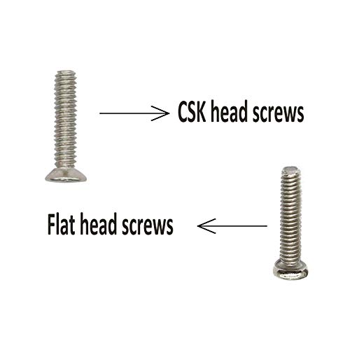HOTMMGR Small Screws Assortment Kit 18 Kinds M1.2 / M1.4 / M2.0 Tiny Micro Screws Set for Glasses Watches (Silver)