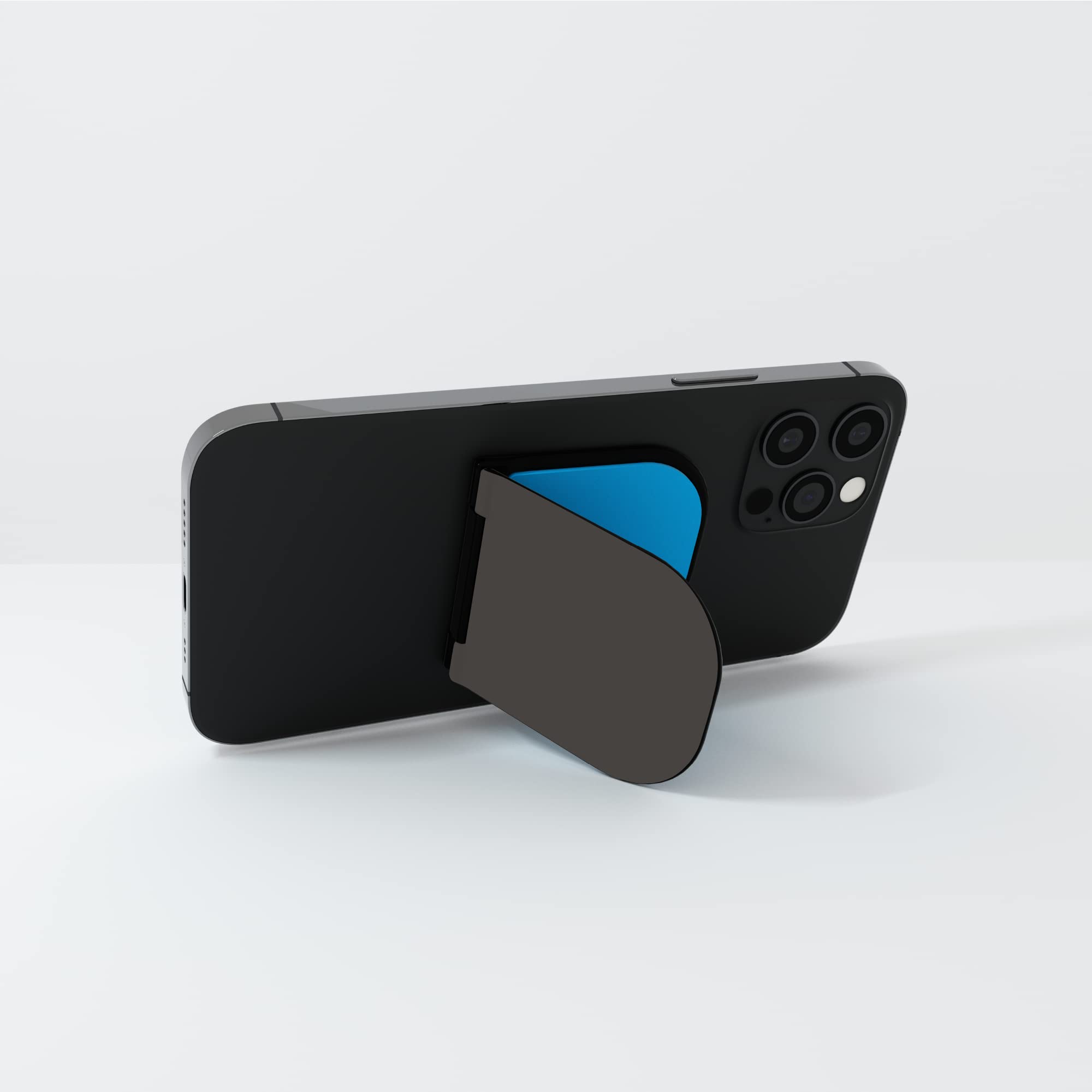 Flipstik 3.0 Foldable Adhesive Phone Mount β Sticks to Any Flat Surface β Hands Free Selfies, Videos, Car Mount, Phone Stand, Travel Accessory β Sticky Phone Mount (Space Gray)