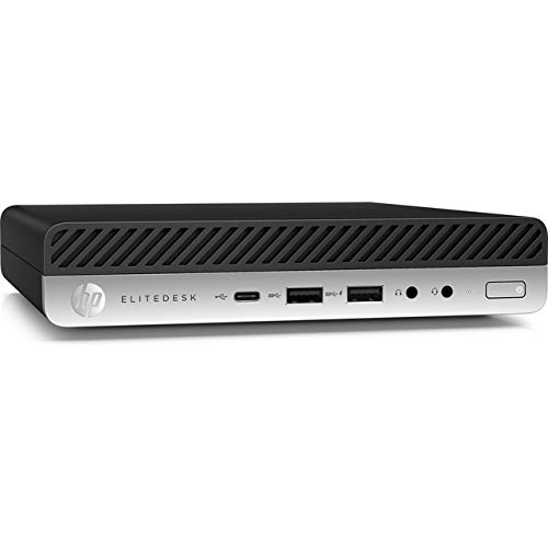 HP EliteDesk 800 G4 4CB30UT Mini Desktop (2.1 GHz Intel Core i5-8500T, 8 GB DDR4 SDRAM, 256 GB SSD, Windows 10 Pro)