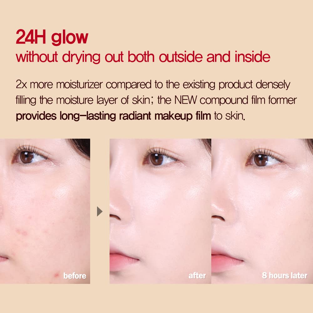Espoir Pro Tailor Foundation Be Glow New Class #2 Ivory 1.06 oz SPF27 PA++ | Long-Lasting Healthy Radiance Glow Liquid Foundation | Light-weight Natural Dewy Full Coverage | Korean Base Makeup