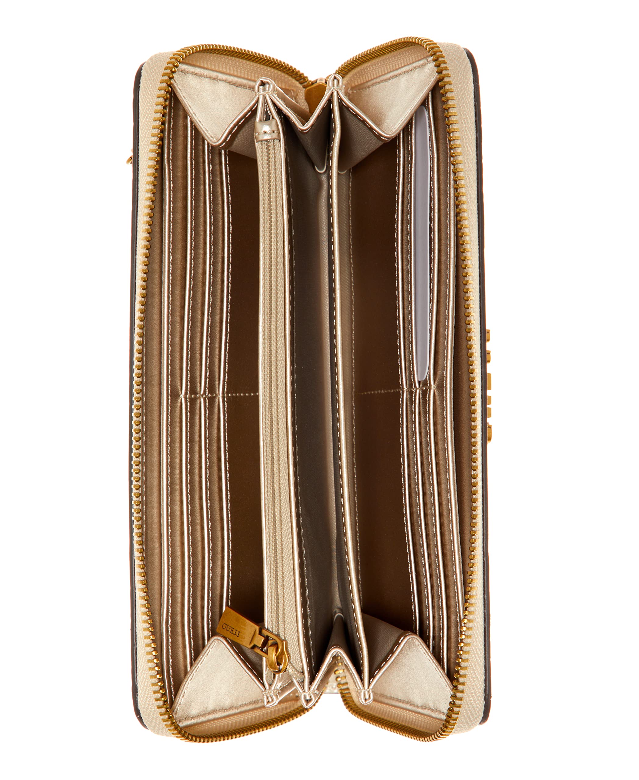 GUESS Adam Large Zip Around Wallet, Stone