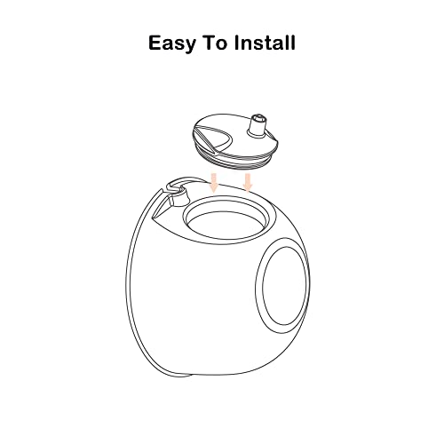 Wearable Breast Pump Accessories Pump Cap Double Sealing Cover BPA-Free QIUXQIU Pump for S4DW S9 S10 S12 Parts Replace(2PCS)