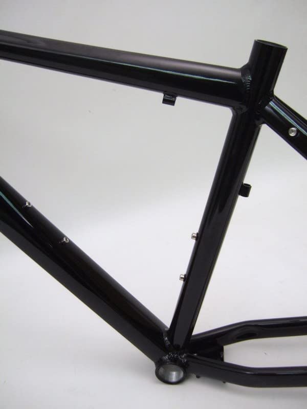 Gravity Unbranded Mountain Bike Frame Set with Suntour XCT Fork Black for 26 inch Wheel (15 inch fits Most Riders 5'4" to 5'8")