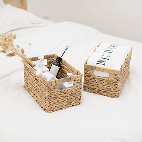 StorageWorks Water Hyacinth Storage Bins Set