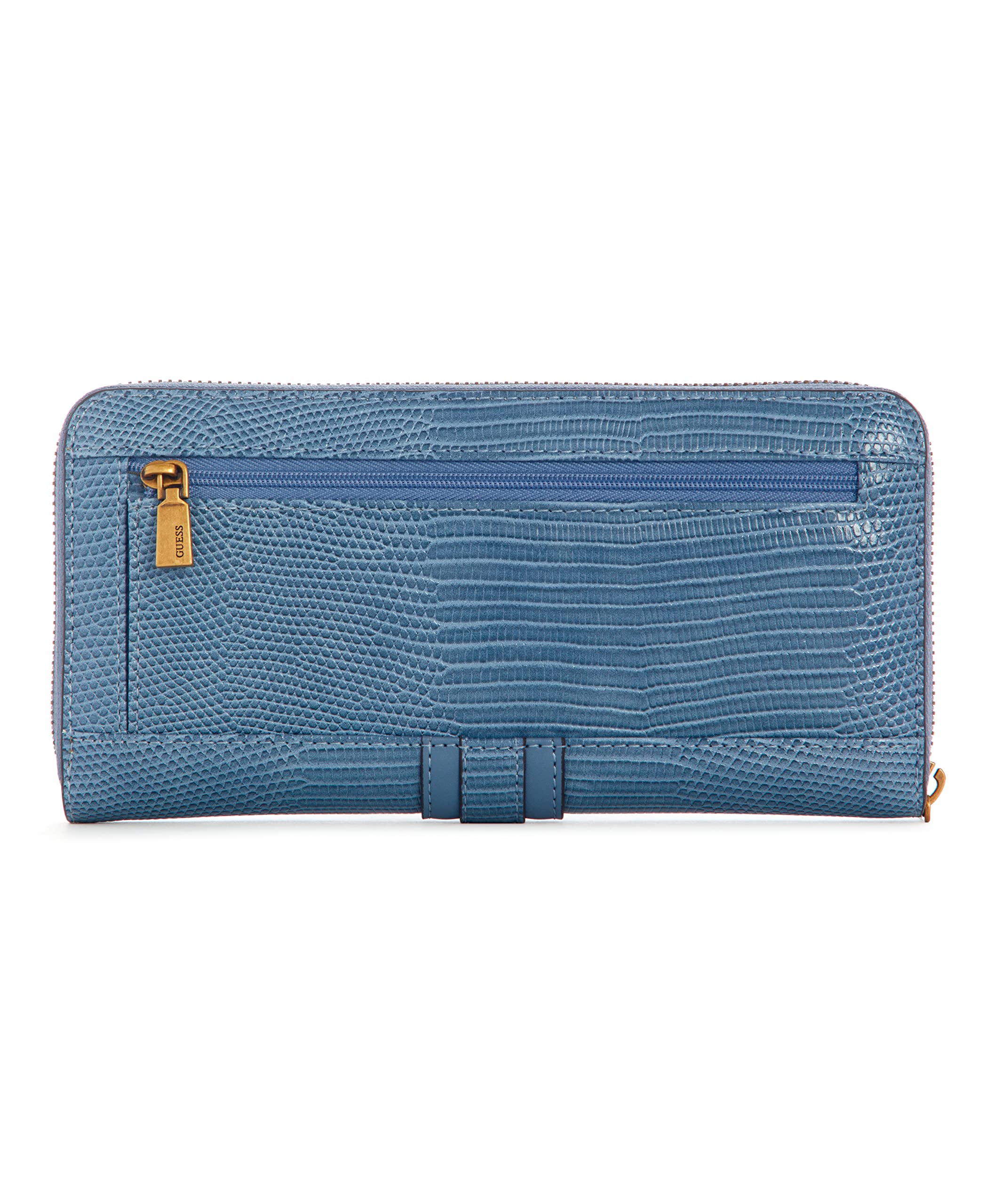 GUESS Ginevra Large Zip Around Wallet, Slate
