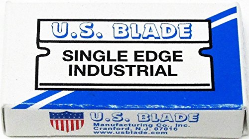 MINISCRAPER® 2 Mini Razor Blade Scrapers with 5 Metal Blade Pack USA Made