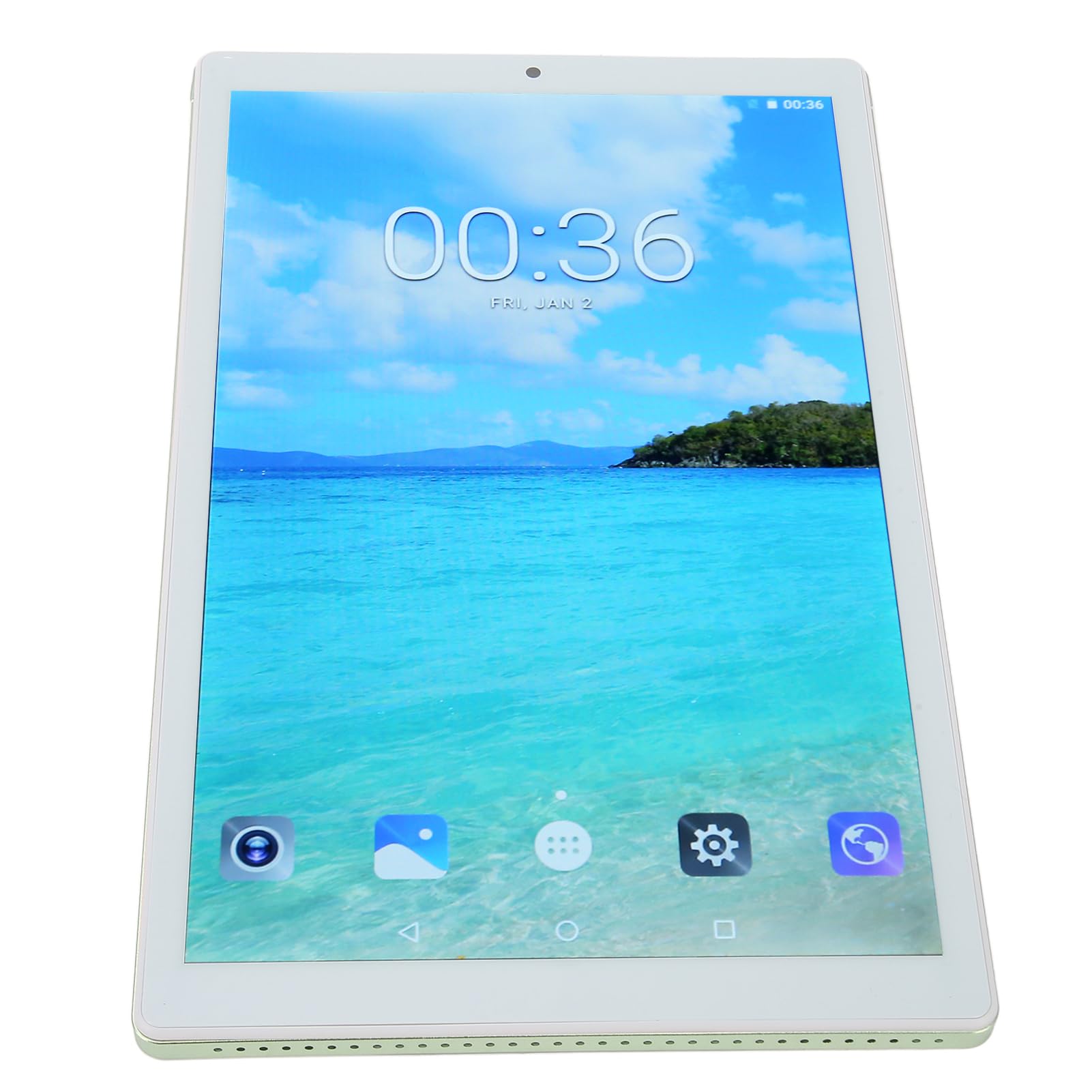 HEEPDD HD Tablet, 6000mAh US Plug 100β240V 10.1in Tablet Support 4G Call for Study and Entertainment (Green)