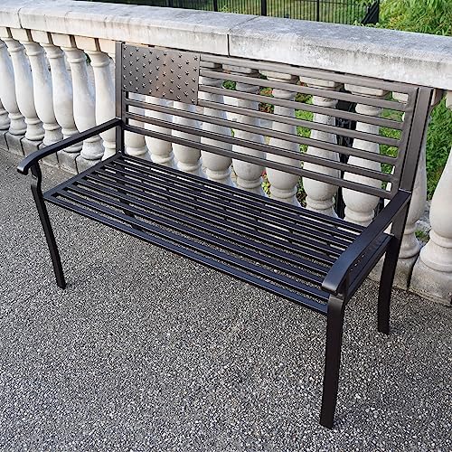 Oakland Living American Pride Bench