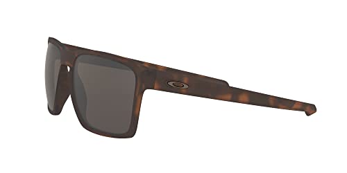 Oakley Men's OO9341 Sliver XL Rectangular Sunglasses, Matte Brown Tortoise/Warm Grey, 57 mm
