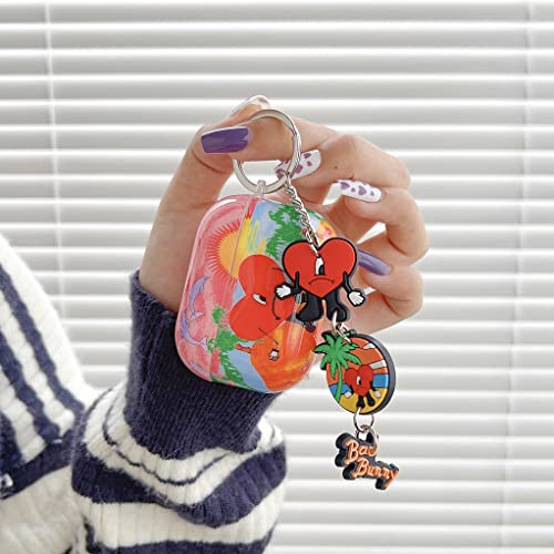 Liphontcta Cute Interesting Design Soft TPU Airpod Pro 2 Case,with Fashion Kawaii Lanyard Keychain,Suitable Man Women Girl 2022 Airpod Pro 2 Case,2019 Airpod Pro case. (Pro 2 Red)
