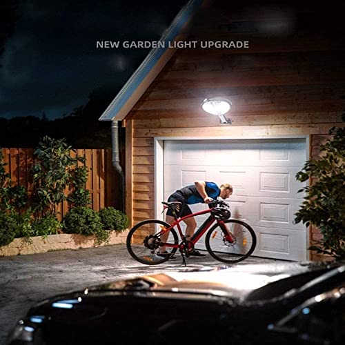 OAQZGBVK 2Pack Super Bright Solar Street Lights Outdoor with Remote Wireless IP65 Waterproof LED Security Light for Road Yard Parking lot and Garage