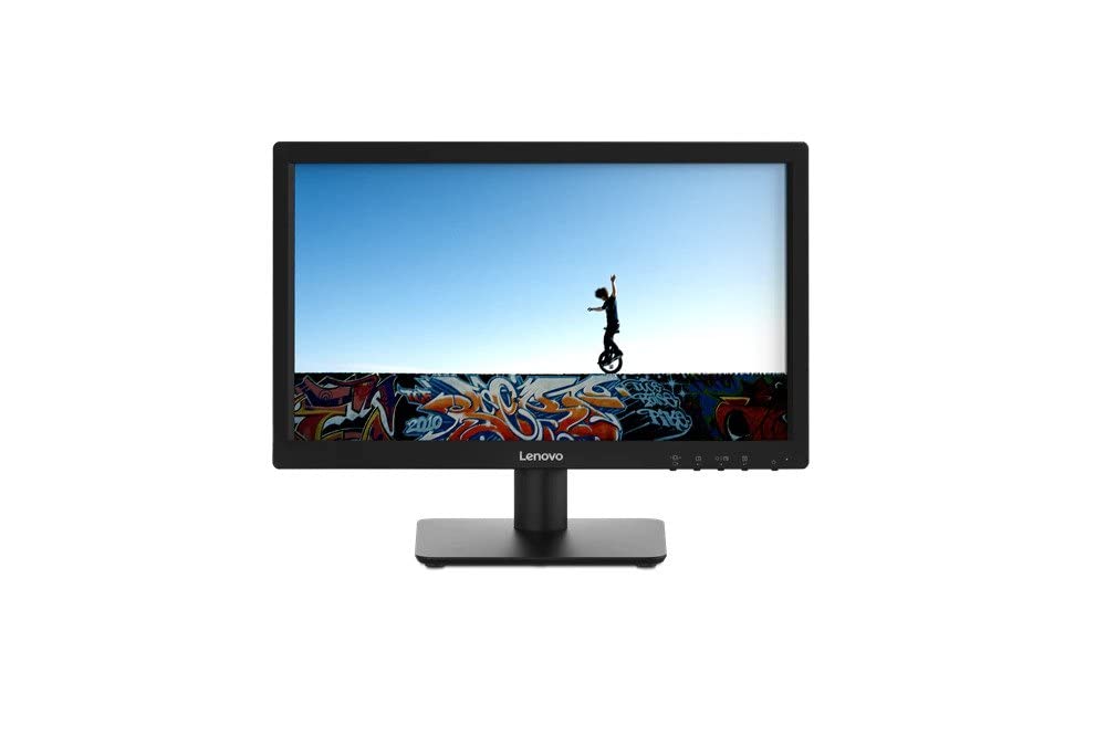 Lenovo D19-10 18.5" 1366x768 Monitor 60Hz 5ms 200 Nits TN Panel (Renewed)