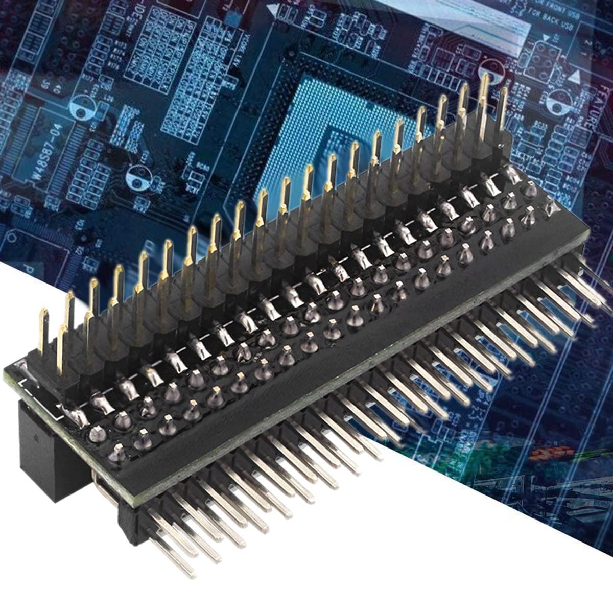 HICCYRODLY 40Pin GPIO Edge Expansion Board for 4B/3B+/3B/2B / One-to-Two 40Pin Side Pin Header Multiplexing