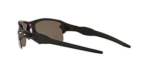 Oakley Men's OO9188 Flak 2.0 XL Rectangular Sunglasses, Matte Black/24K Polarized, 59 mm