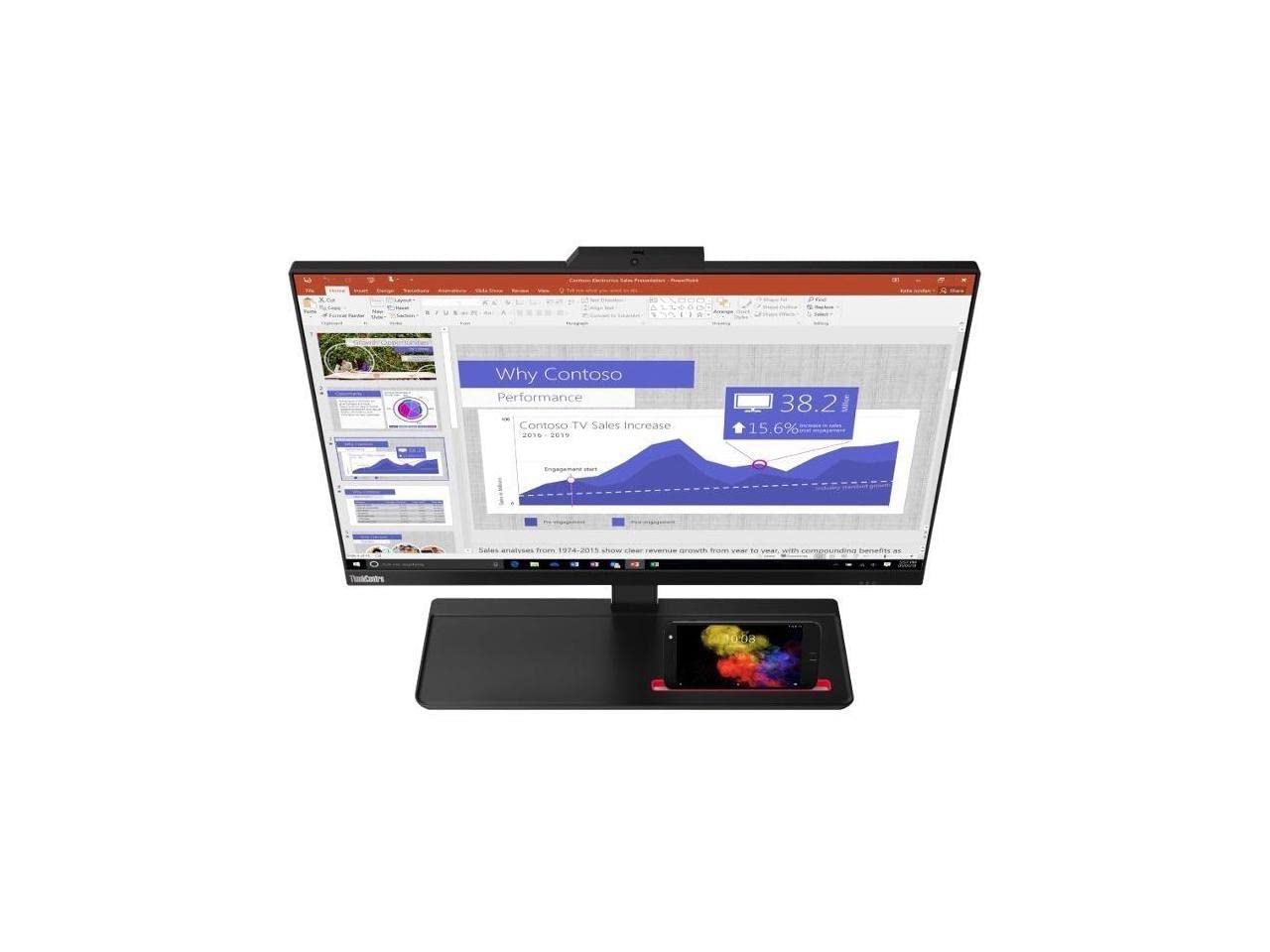 Lenovo ThinkCentre M90a 11CD009EUS All-in-One Computer - Intel Core i5 10th Gen i5-10500 Hexa-core [6 Core] 3.10 GHz - 8 GB RAM DDR4 SDRAM - 256 GB M.2 PCI Express NVMe 3.0 x4 SSD - 23.8 Full HD 1920