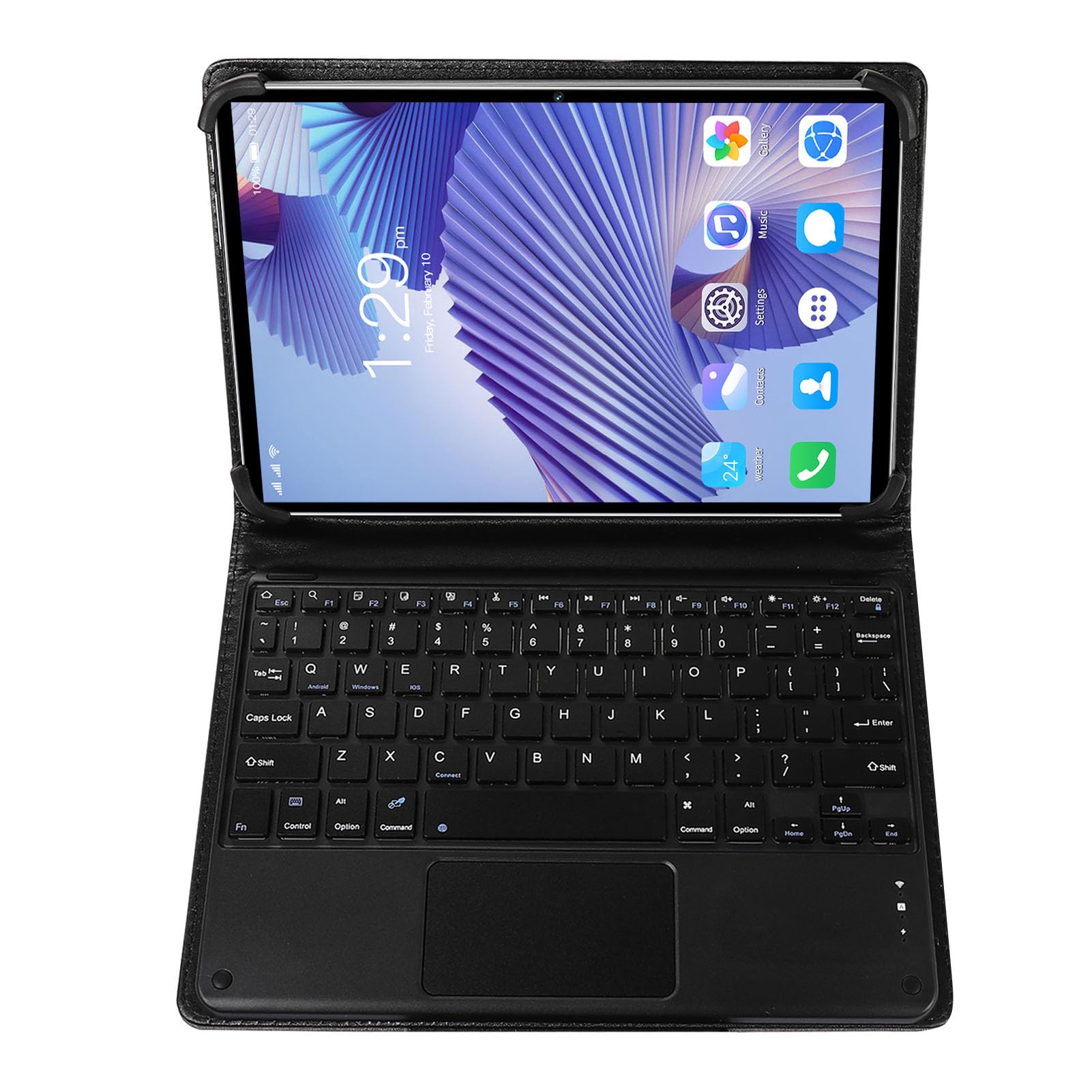 HEEPDD Tablet PC, HD Tablet Dual Camera 5G WiFi 4G LTE 8GB RAM 256GB ROM 10.1 Inch FHD (US Plug)