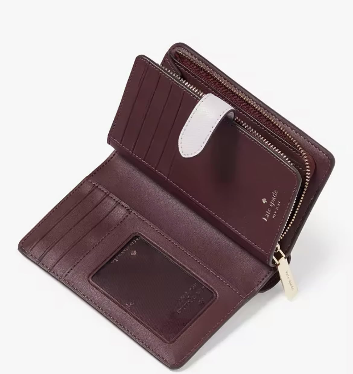 Kate Spade New York Madison Medium Compact Bifold Wallet In Lilac Moonlight Multi