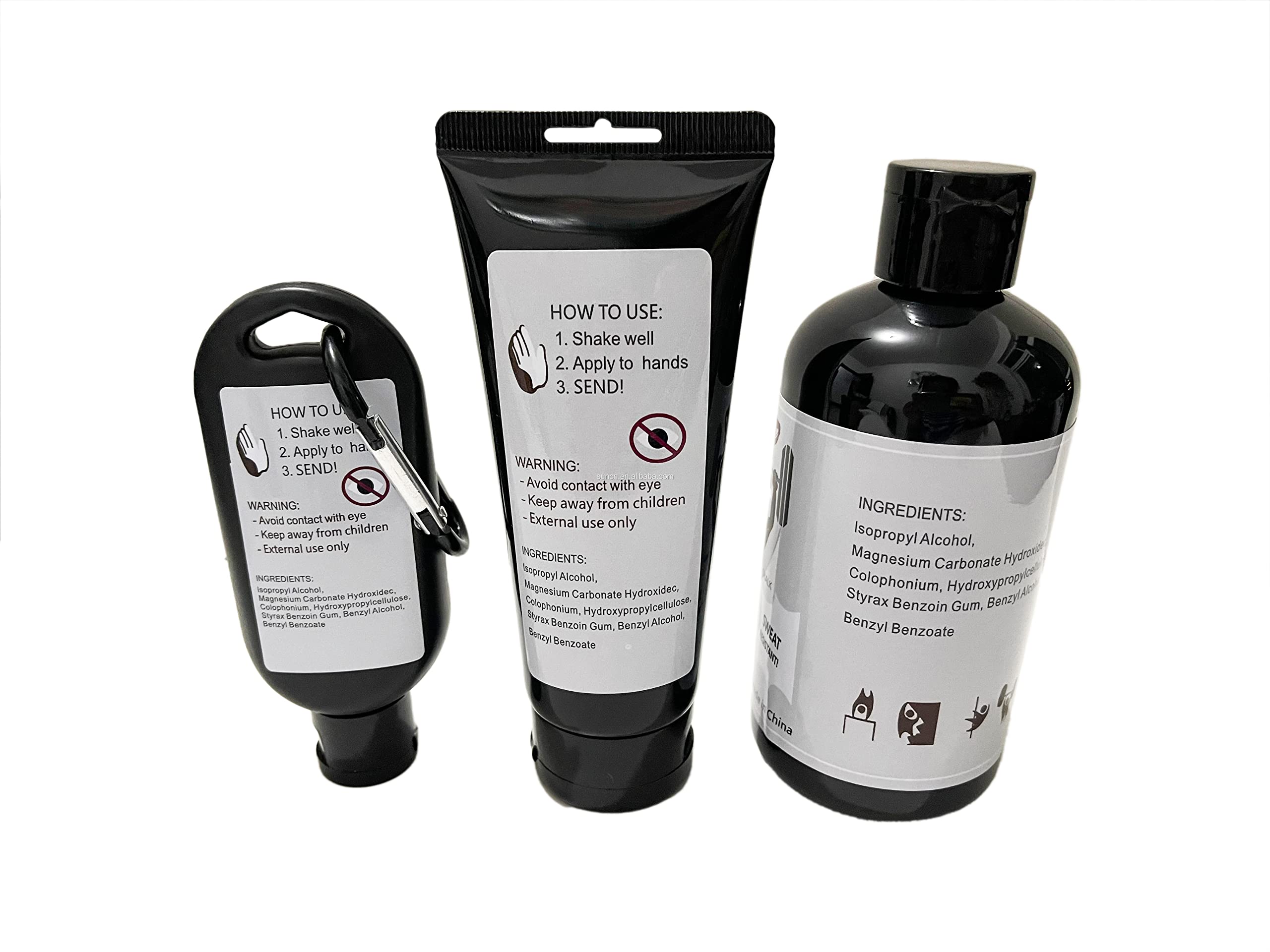 Grip and Rip | Liquid Chalk | 50-250 mL Bottles | Used for Weight Lifting, Rock Climbing, Gymnastics, Plus | Athletic Chalk (100 mL)
