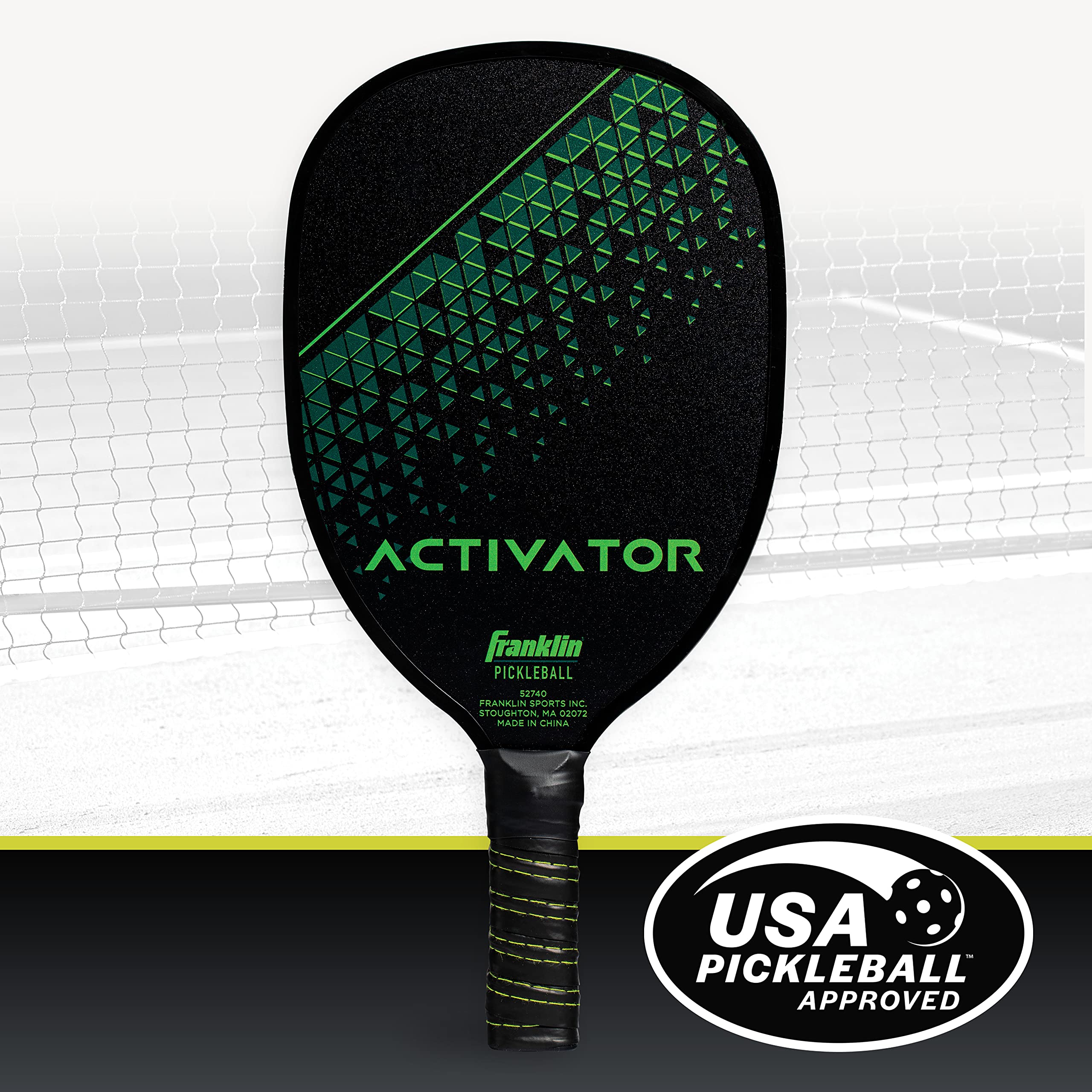 Franklin Sports Pickleball Paddle - Activator Wooden Core Pickleball Paddles - USA Pickleball (USAPA) Approved - 13mm Thick Core