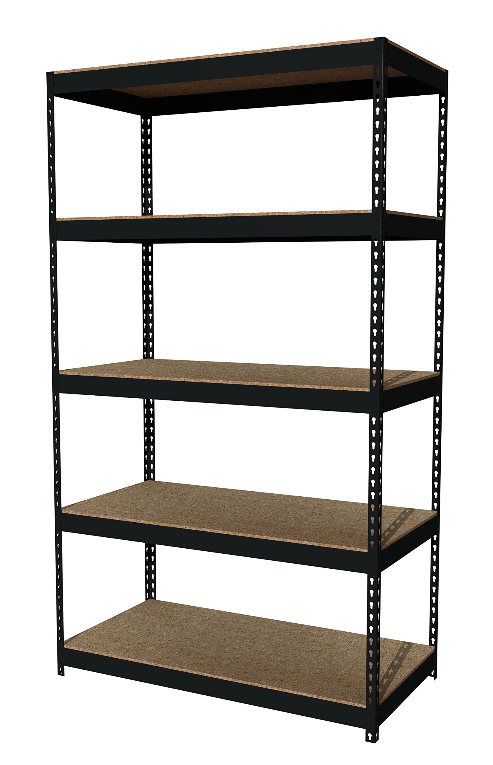Office Dimensions Riveted Steel Shelving 5-Shelf Unit