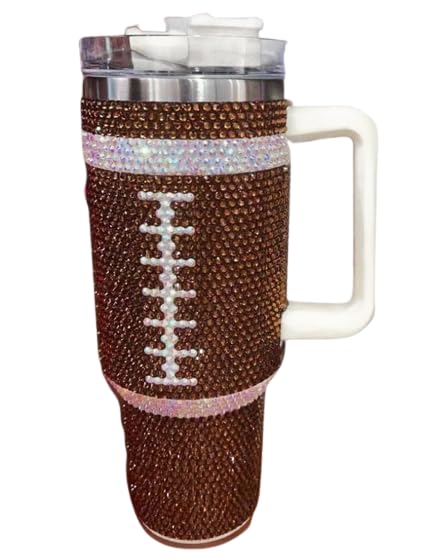 Live Love Gameday® Crystal Football Blinged Out 40 Oz. Tumbler